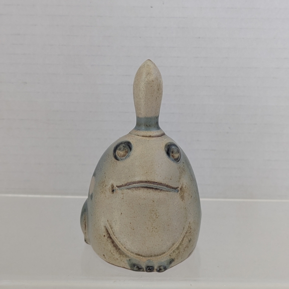 Accents | Vintage Stoneware Pottery Japan Frog Bell | Poshmark